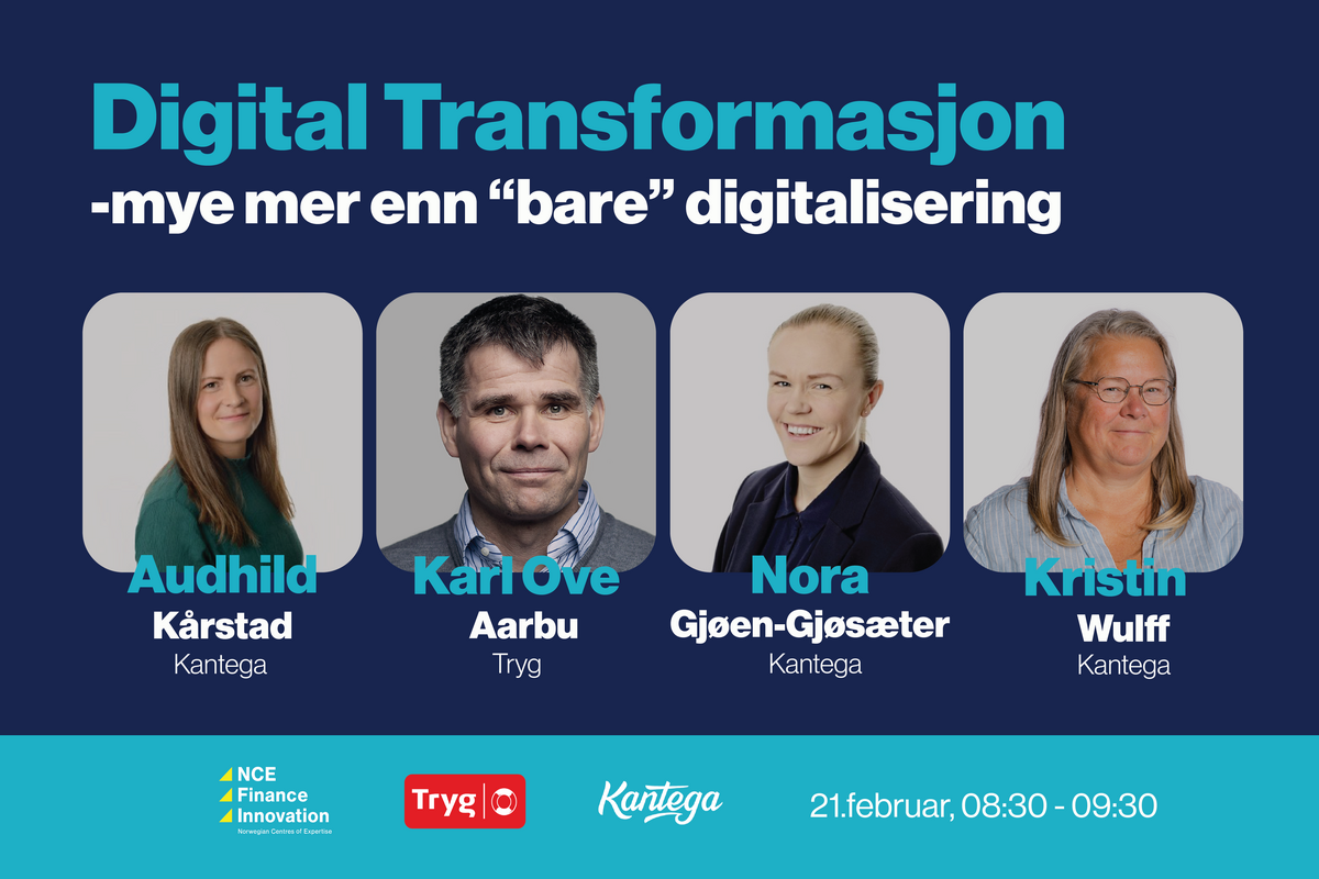 Digital Transformasjon - mye mer enn "bare"… | Finance Innovation
